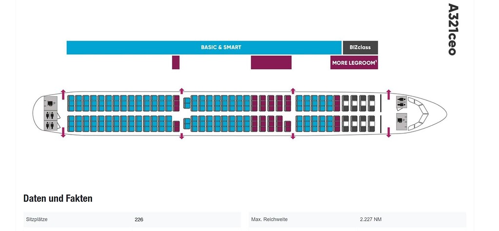 Eurowings A321ceo: Wer ist schon mit geflogen und kennt die Sitze am ...
